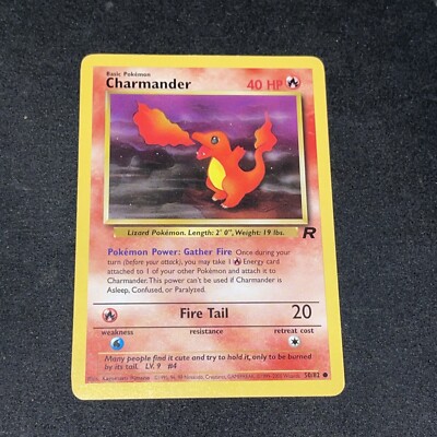 Charmander - Team Rocket Set - 50/82 - Common - Pokemon Card ...