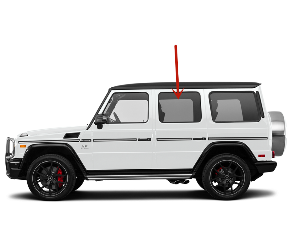 Fits 02-18 Mercedes Benz G500 G55AMG G550 G63AMG Rear Door Window Door ...