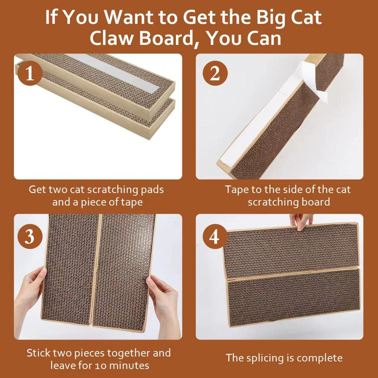 Cat Scratch Cardboard Catnip Scratching Pad Scratcher Board Sofa Bed ...