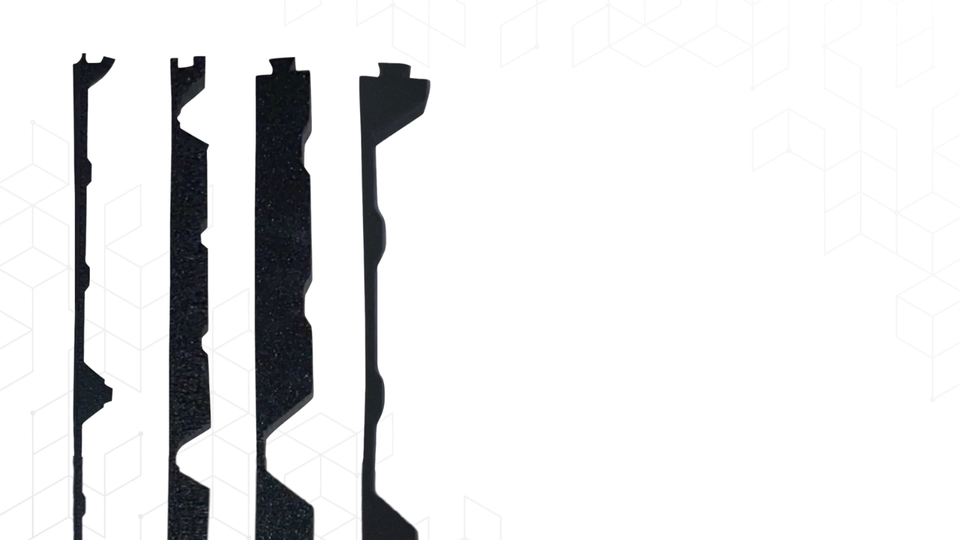 Duco Plus 12in Profile R 3ft Panel Foam Closure Strips Metal Roofing ...