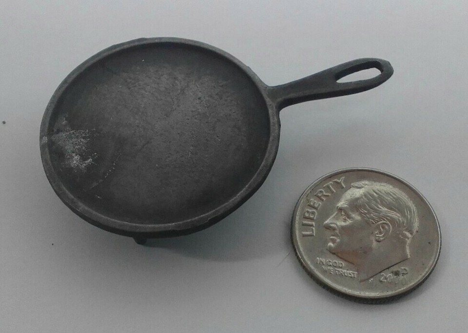 Dollhouse Miniature Griddle w/Handle Harmony Forge wrought iron ...