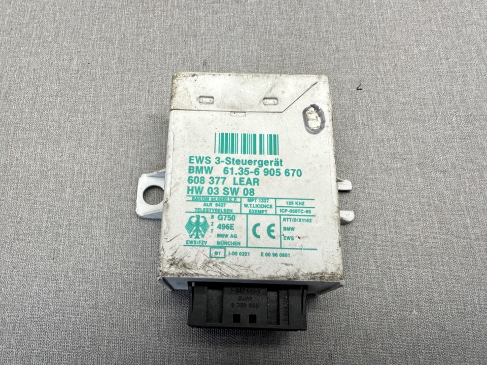 01-06 BMW E46 3 Series M3 EWS Unit Immobilizer Control Module Genuine ...