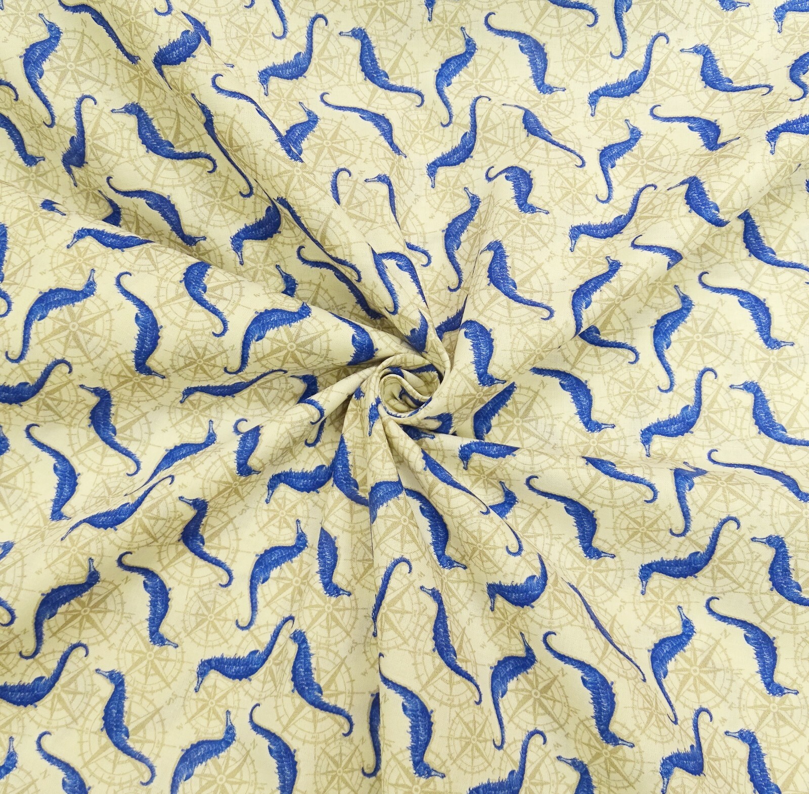 Seaside Cotton Fabric Mixed Ocean Nautical Sea Beach Patchwork Craft ...