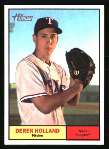 Derek Holland 2010 Topps Heritage #258 BASEBALL Card | eBay