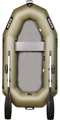 BARK Schlauchboot 1-3 Personen 190-300 cm Paddelboot Ruderboot ...