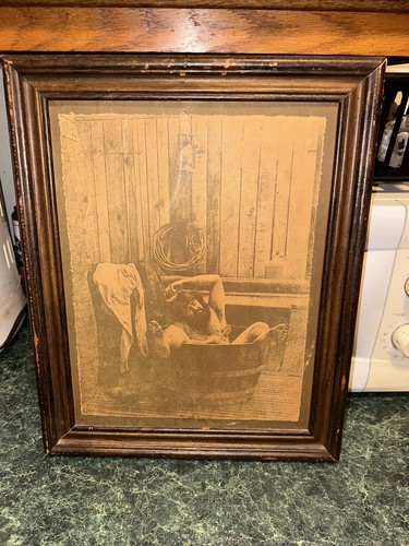 R. Hendrickson Drunken Cowboy Portrait | eBay