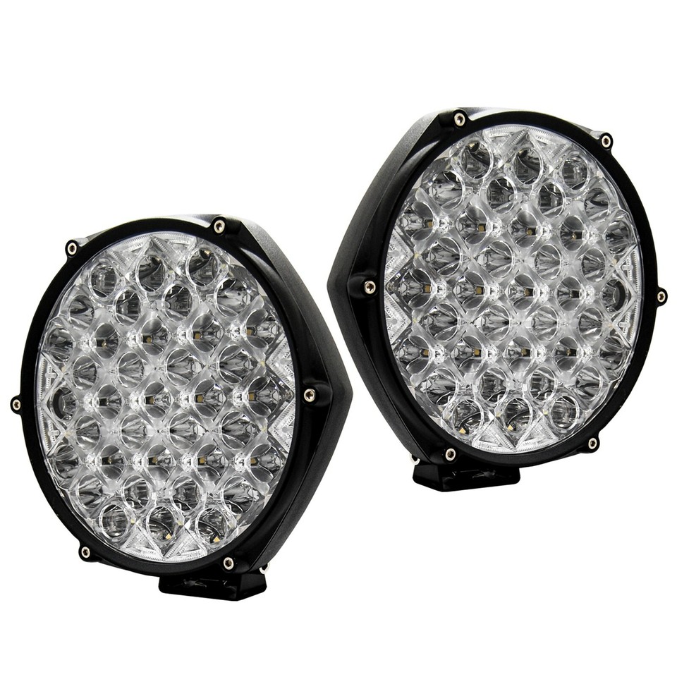 Round 7" High Output 80w LED DRL Driving Light Combo Beam Off Road SUV ...