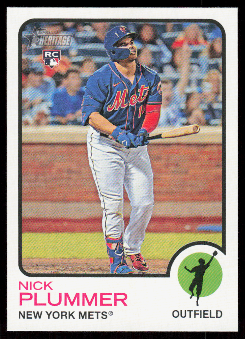 2022 Topps Heritage 624 Nick Plummer New York Mets | eBay