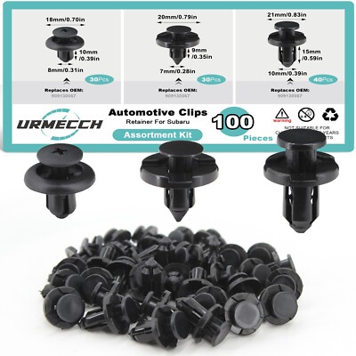 For Subaru Impreza Wrx Sti Bumper Trim Clips Wheel Arch Linings Engine ...