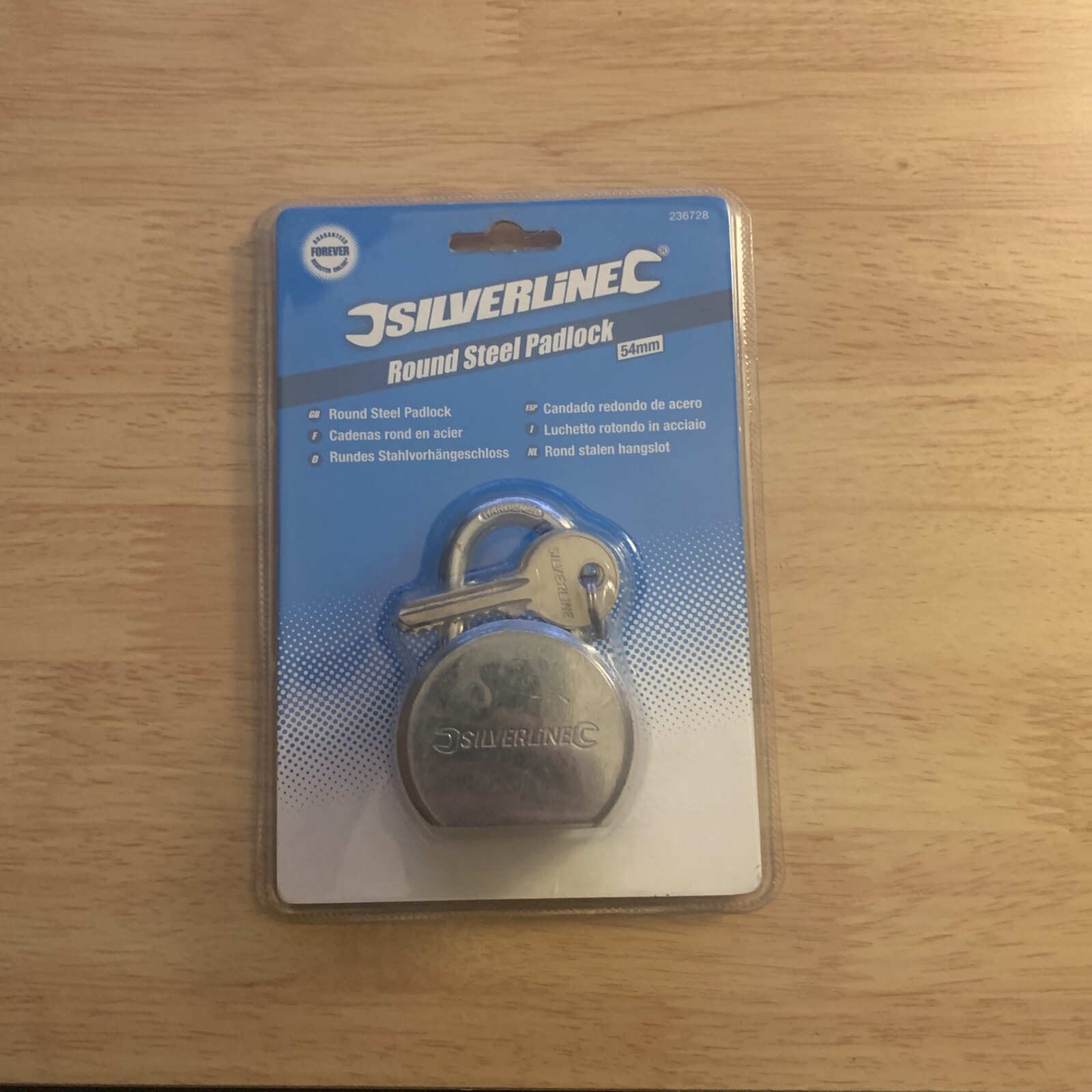Silverline 218458 Weather Resistant Padlock Long Shackle 48mm for sale ...