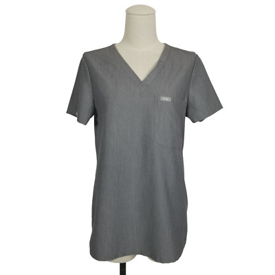 Figs Catarina One Pocket Scrub Top Graphite Grey Sz XS | eBay