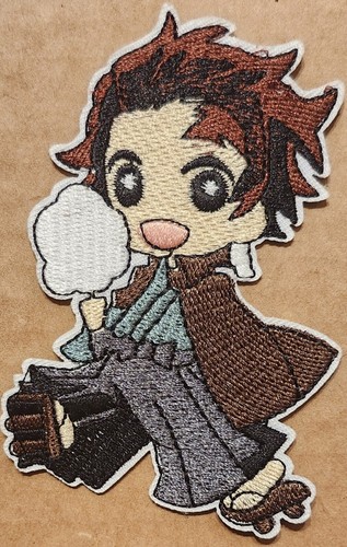 Demon Slayer Tanjiro Kamado embroidered Iron on patch | eBay