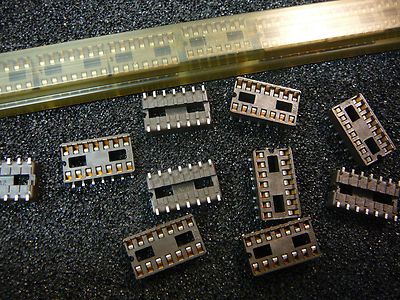 AMP 2-382402-4 14-Pin DIP Socket Dual Leaf SMD/SMD Compatible ***NEW ...