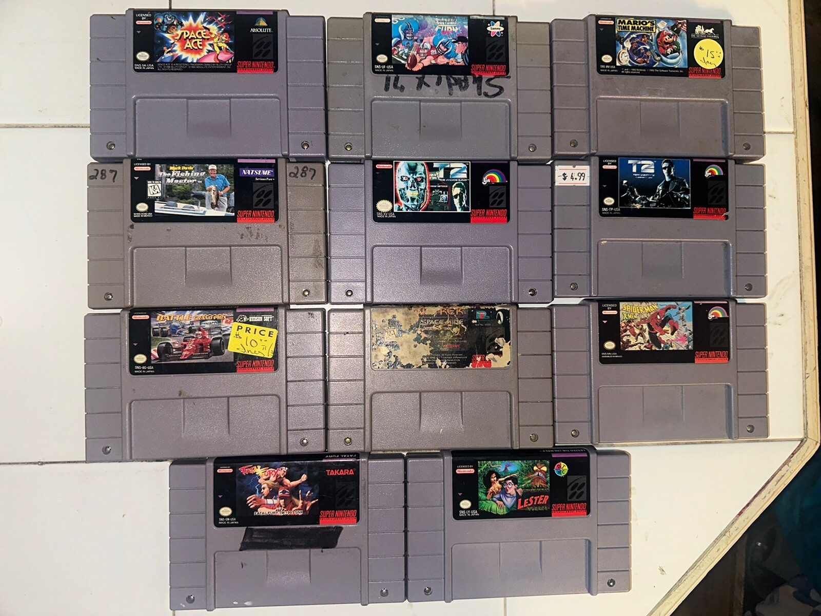 Super Nintendo SNES Game Lot Of 11 - Uncommon - Tested - Authentic | eBay