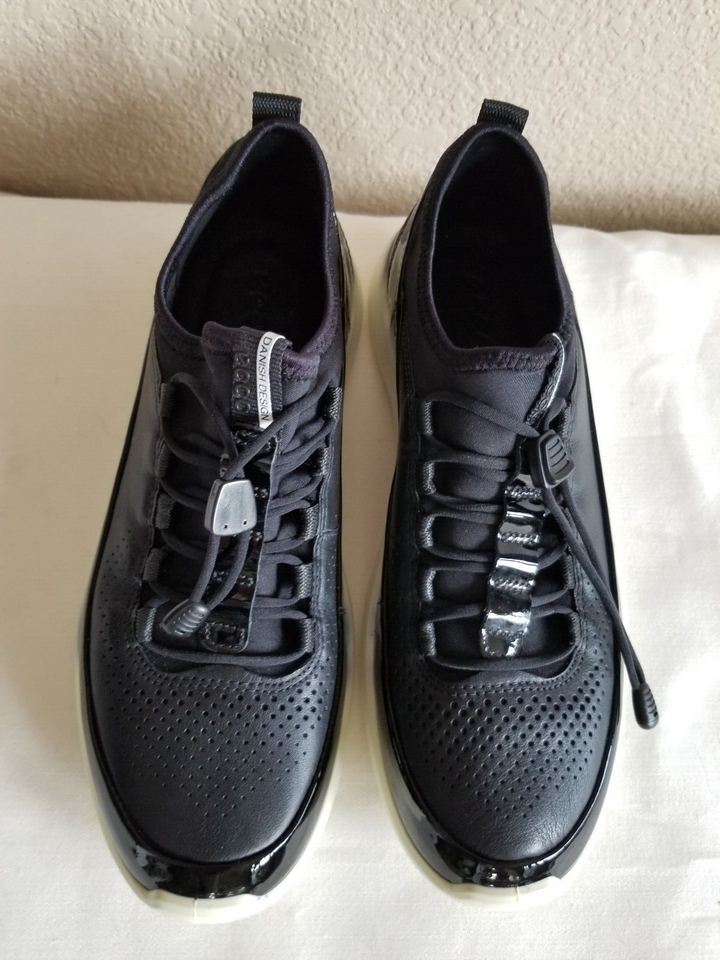 New Ecco soft 5 black leather shoes. Sz37. RT$120 | eBay