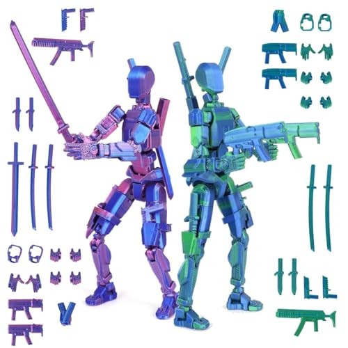 T13 Action Figure Set (Assembly Completed), 3D Printed Multi-Jointed ...