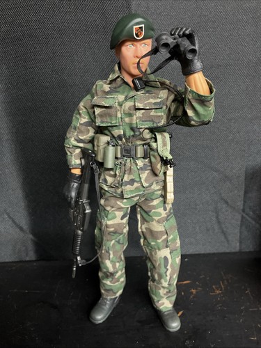 Mc Toys Gi Joe 12” 1/6 Action Figure With Accessories Green Camo Toy ...