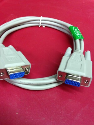 Quantity of 14 , 6ft 9-pin Female/Female Null Modem Cables | eBay