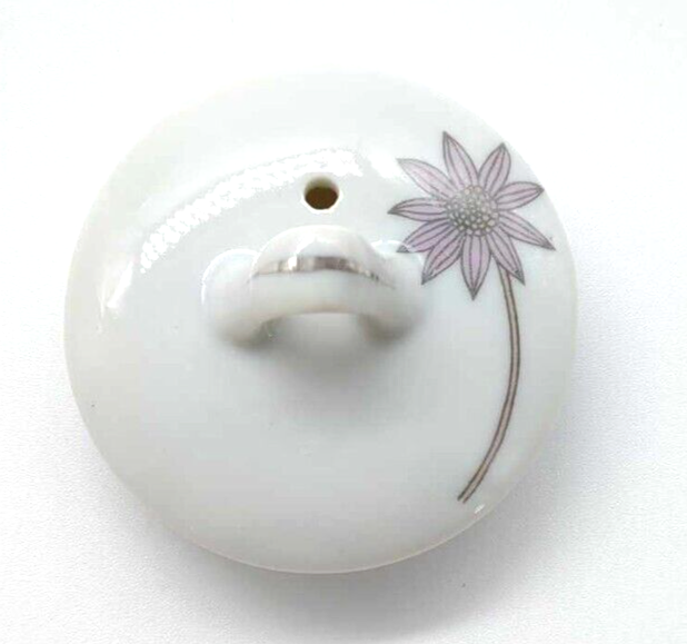Vintage Mid Century Modern Oriental Lotus Tea Pot By Yamaka Silver Trim ...