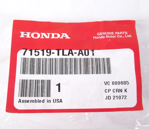 Genuine OEM Honda 71519-TLA-A01 Driver LH Rear Bumper Molding Trim 2017 ...