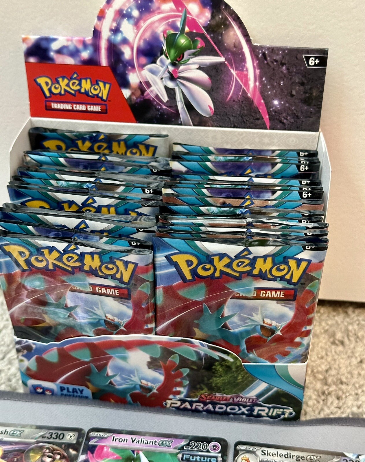 Pokemon Scarlet & Violet Paradox Rift Booster Box, Open Packs Includes ...