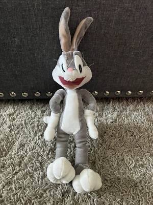 Vintage Bugs Bunny Warner Bros Looney Tunes Plush Stuffed Toy 12” Rare ...
