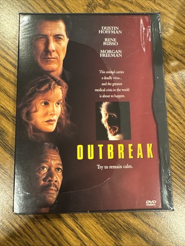 Outbreak (DVD, 1995) Dustin Hoffman Morgan Freeman Rene Russo NEWSealed ...