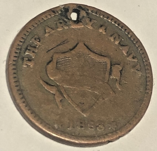 Civil War ID Tag Token 25th Regimen? Union Or Confederacy? Solve A ...