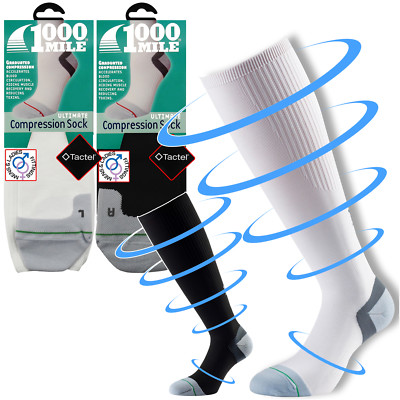 1000 Mile Compression Mens Womens Circulation Recovery Running Walking ...
