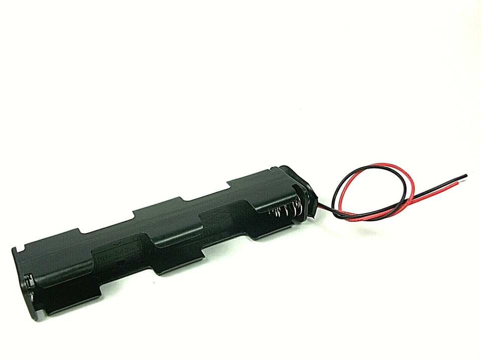 Battery Holder 4 x AA Cells w/ Snap-On Clip - MT570 New! | eBay