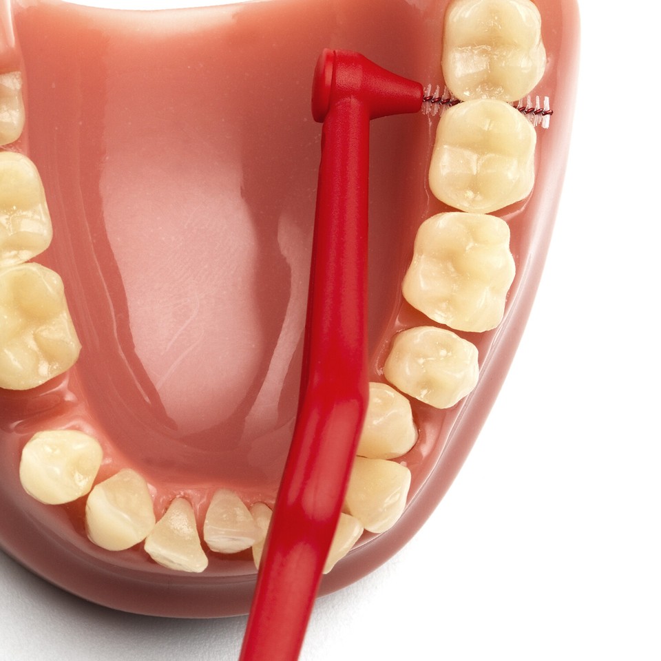 TePe Angle Interdental Brushes - 0.5mm - ISO 2 - Red - 6 Brushes per 1 ...