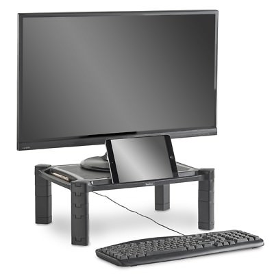 VonHaus Monitor Stand | Computer/Monitor Riser | Height Adjustable ...
