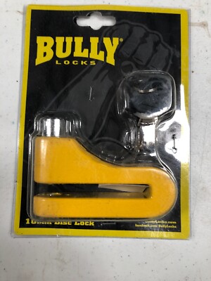 Bully Locks Disc Lock 10mm Yellow | eBay