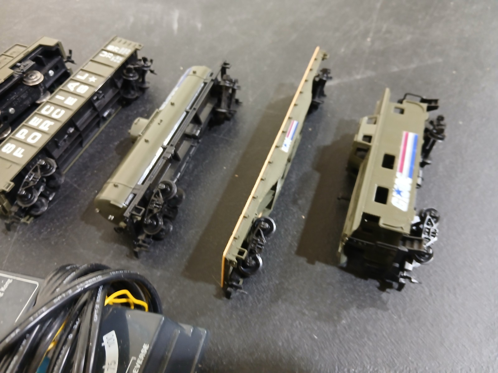 Vintage Tyco GI Joe HO Scale Military Special Forces 6 Pcs Train Set ...