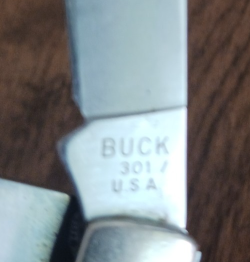 Vintage Buck 301 Stockman 3 Blade Folding Pocket Knife Black Made in ...