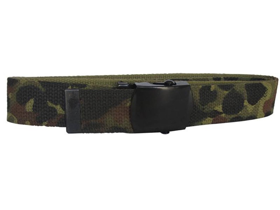 FLECKTARN CAMO US Army Style Webbing Camouflage Trouser Belt - 110cm ...