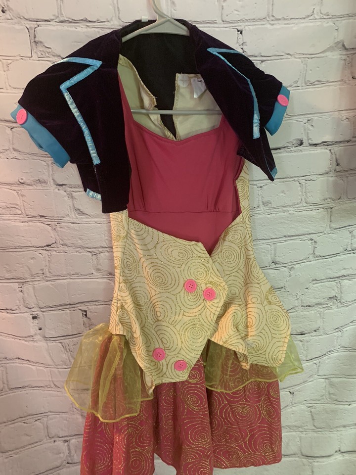Rare Spirit Halloween Mad Hatter Costume Girl's Size Large 12/14 New ...