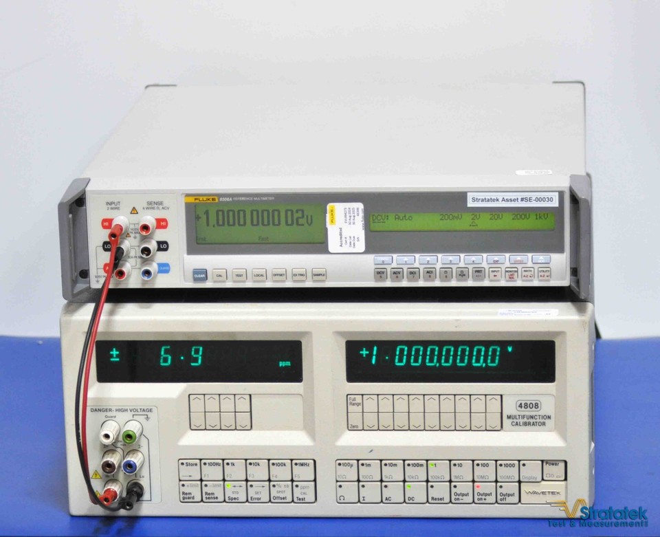 Wavetek 4808 Multifunction Calibrator 200V 2A DC NIST Calibrated Datron ...