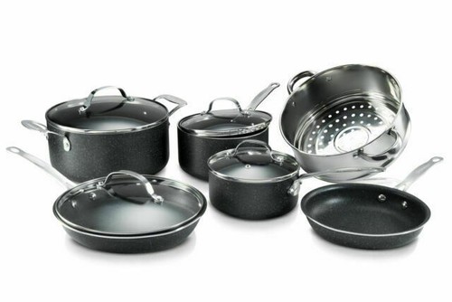 Granitestone 2228 10 Piece Nonstick Scratch Proof Cookware Set ...