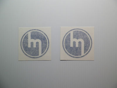 New MAZDA Classic Logo 3" Long Badge Decal Pair RX2 RX3 RX4 COSMO REPU ...