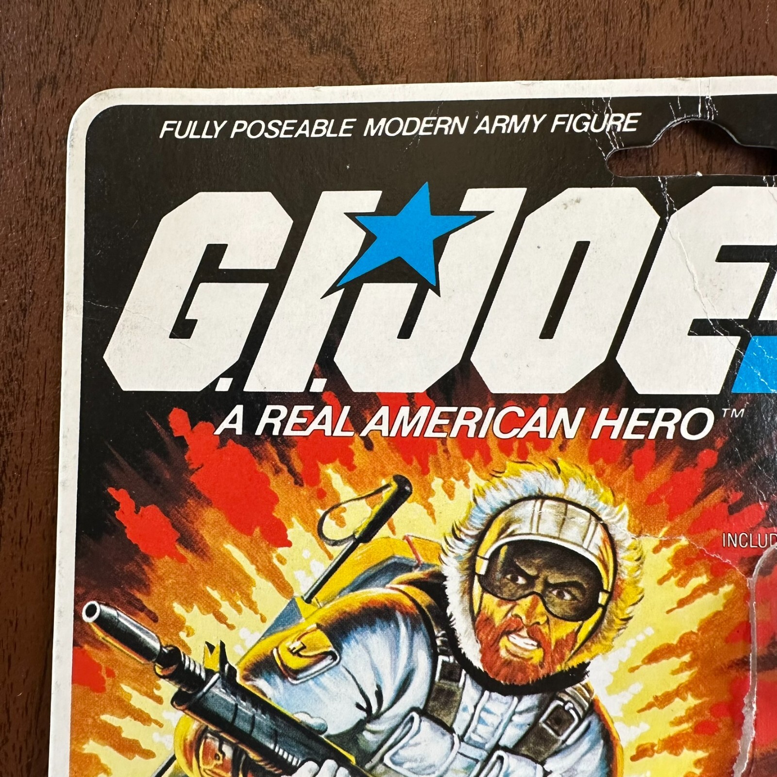 1983 HASBRO GI JOE SNOW JOB v1 FIGURE MOSC FULL UNCUT 20 BACK CARD ...
