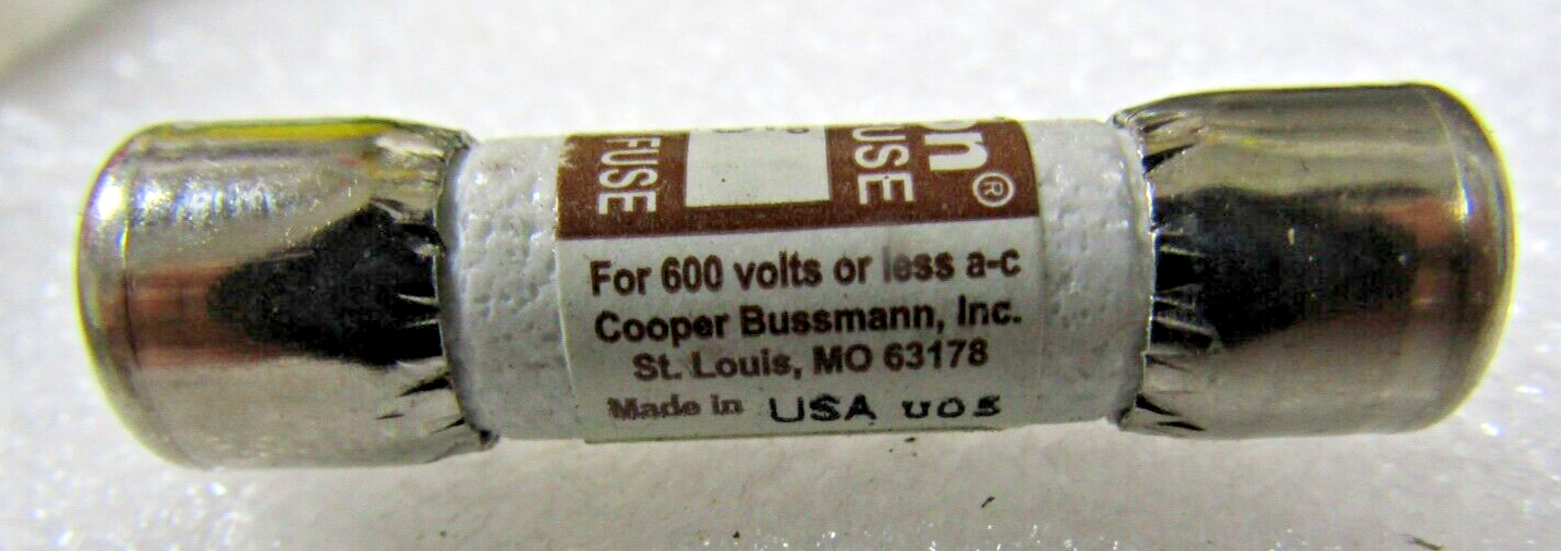 10) NEW BUSSMANN LIMITRON 5 AMP FAST ACTING FUSE 600 VAC KTK-5 LOT OF ...