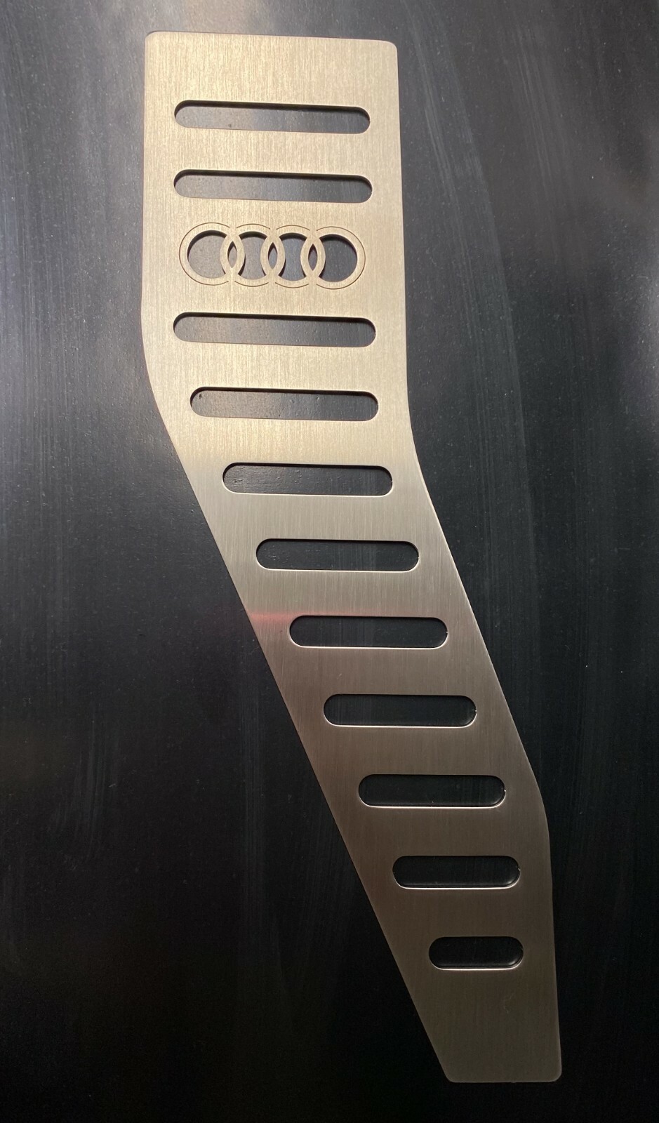AUDI FOOTREST STAINLESS STEEL WITH BLACK RUBBER NEW | eBay UK
