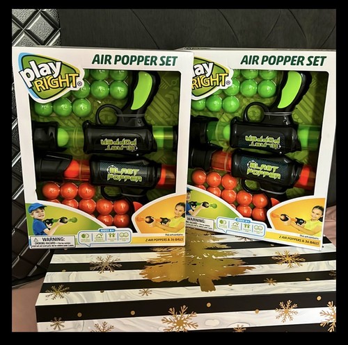 Play Right Blast Air Popper Set w/ 2 Air Popper Guns/ 36 Foam Balls/ | eBay