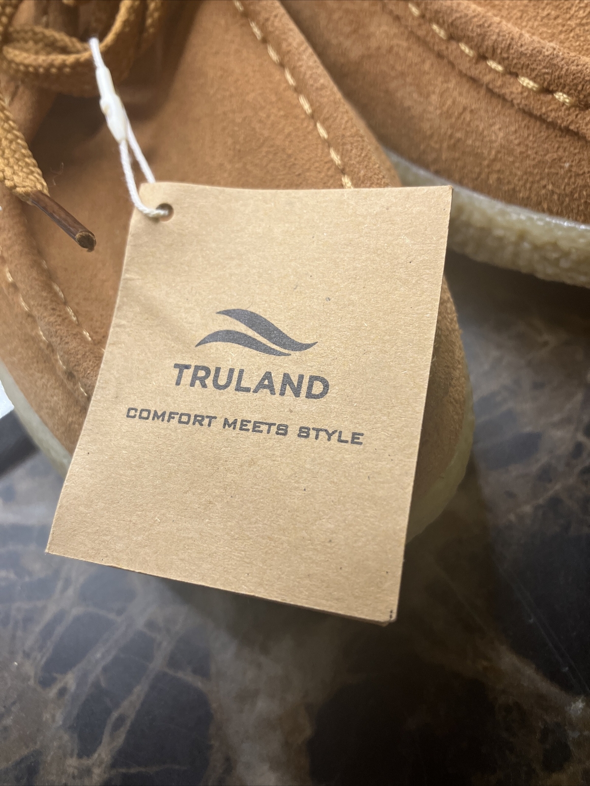 TRULAND Women’s Casual Moccasin Shoes - Suede Leather Lace Up Flat ...