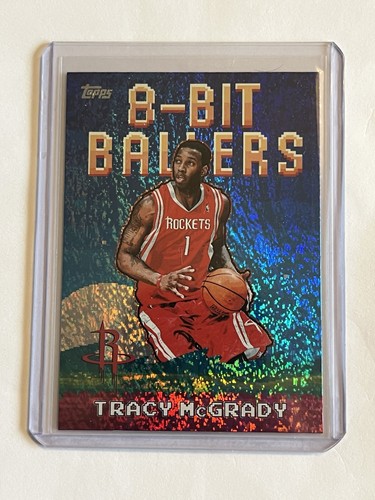 2025 Topps NBA Houston Rockets Tracy McGrady Shimmer 8 Bit Ballers ...
