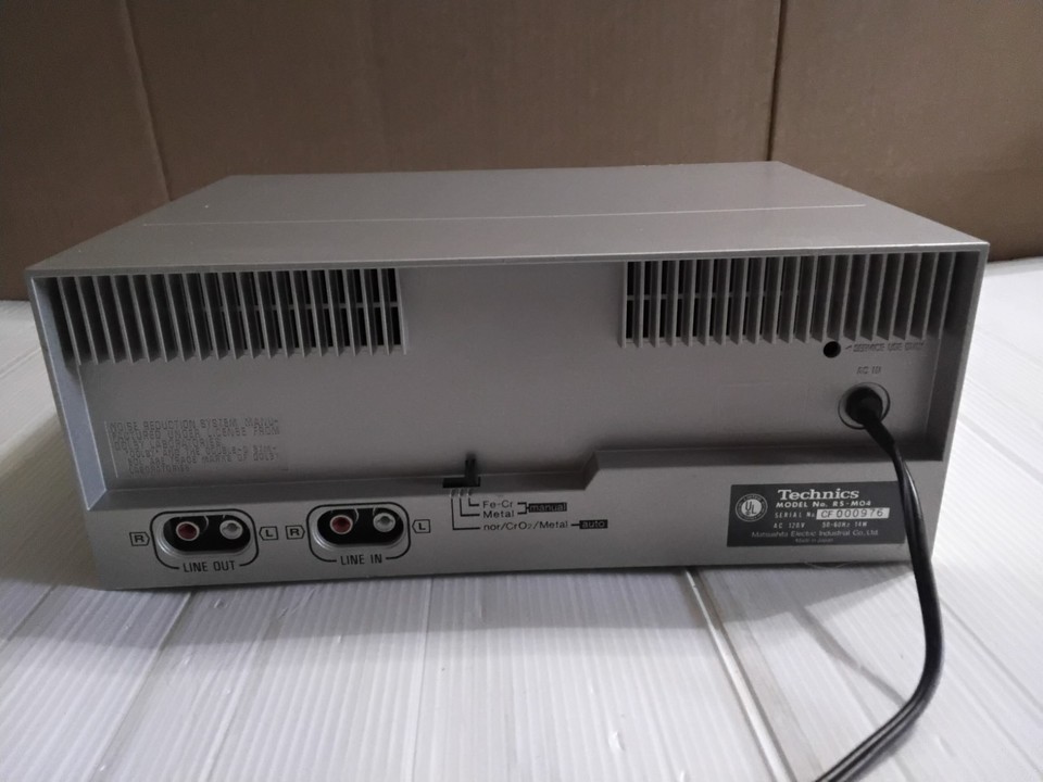 Technics RS-M04 Vintage Stereo Cassette Deck Tape Player | eBay
