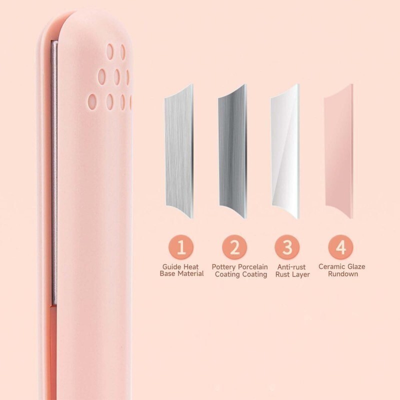 NEW Mini Dual Curling Iron Short Hair Mini Curling Tongs 2-In-1 ...