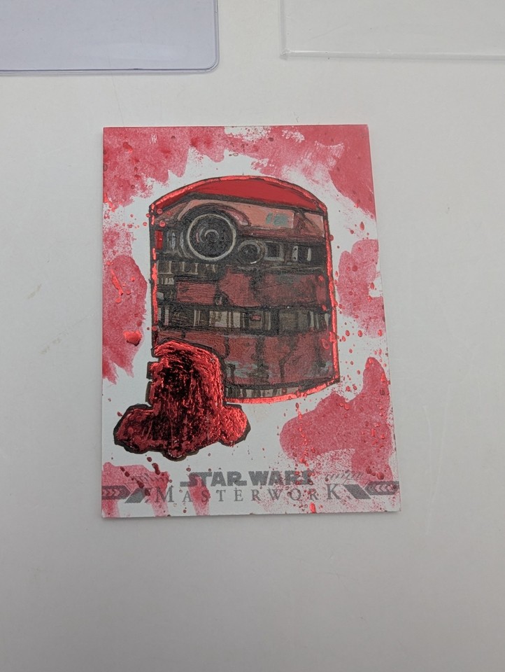 1/1 Shayla Lee B2EMO Droid Sketch Card Topps Star Wars Master ...