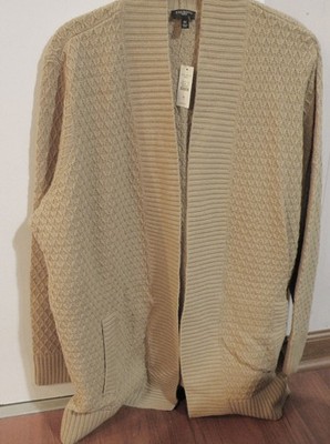 Talbots Beige Cable Knit Cardigan-New with Tags-Women's 3X | eBay